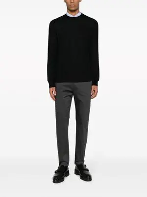 ERALDO Crew-neck Wool-blend Jumper - Black