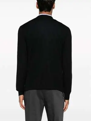 ERALDO Crew-neck Wool-blend Jumper - Black