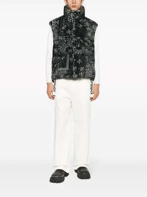 Khrisjoy Paisley-print Padded Gilet - Black