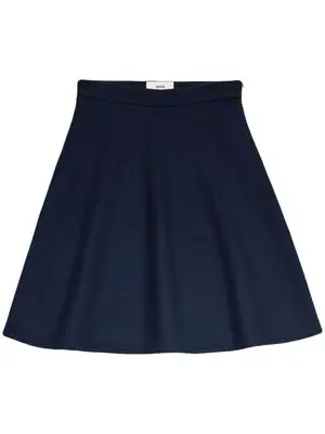 AMI Paris A-line Knee-length Skirt - Blue