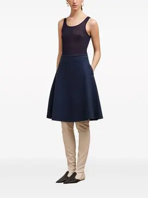AMI Paris A-line Knee-length Skirt - Blue
