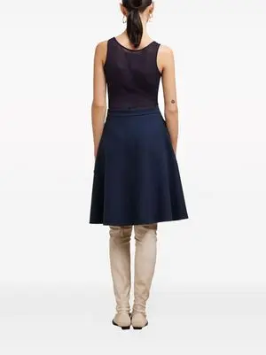 AMI Paris A-line Knee-length Skirt - Blue