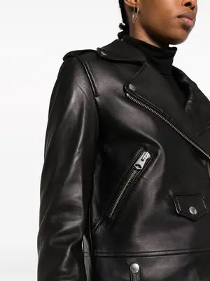 Mackage Baya Leather Biker Jacket