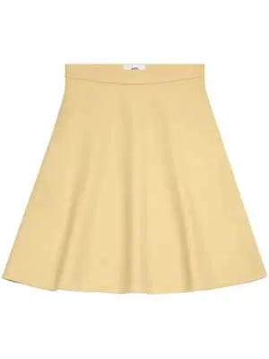 AMI Paris A-line Skirt - Yellow