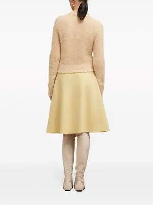AMI Paris A-line Skirt - Yellow