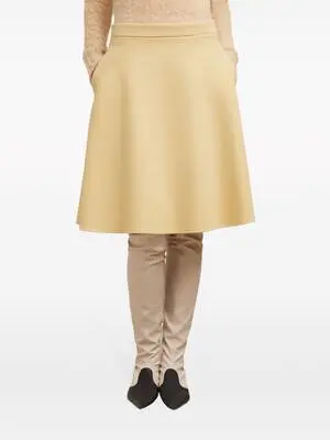 AMI Paris A-line Skirt - Yellow