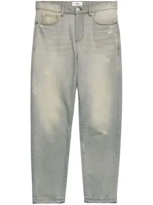 Ami Paris Whiskering Jeans For Men