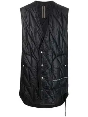 Rick Owens Quilted Mid-length Gilet