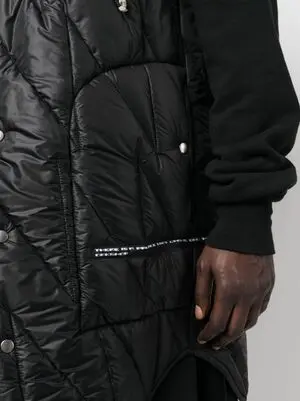 Rick Owens Quilted Mid-length Gilet