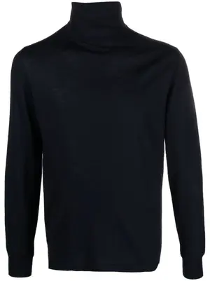 ERALDO Roll-neck Jumper - Blue