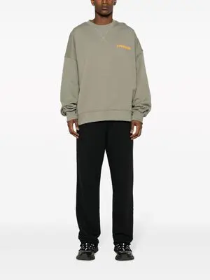 A PAPER KID Logo-print Cotton Sweatshirt