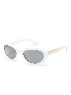 Oliver Spencer Oval-frame Tinted Sunglasses