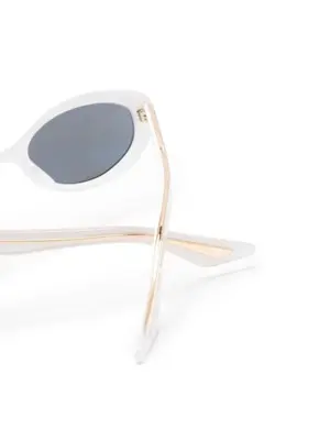Oliver Spencer Oval-frame Tinted Sunglasses