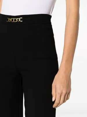 TWINSET Wide-leg Trousers With Chain Detail