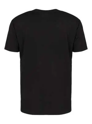 EA7 Logo-patch Crew-neck T-shirt - Black