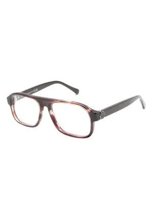 Moncler Ml5198 Rectangular Eyeglasses - Brown