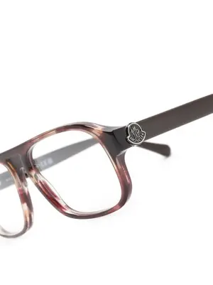 Moncler Ml5198 Rectangular Eyeglasses - Brown