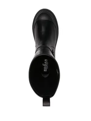 Hogan Logo-buckle 40mm Ankle Boots