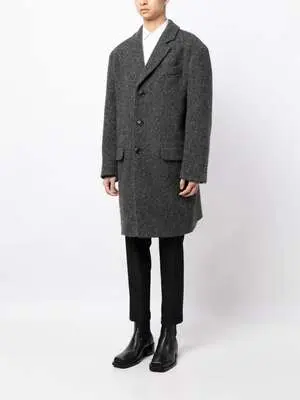 Moschino Slogan-print Pea Coat
