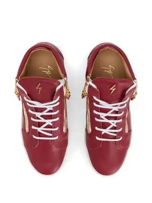 GIUSEPPE ZANOTTI Kriss High-top Sneakers - Red