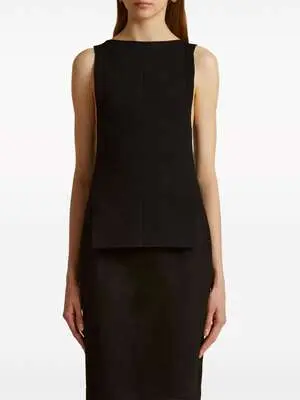 Khaite The Evelyn Ribbed Tank Top