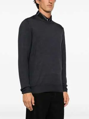 FAY Logo-tag Crew Neck Jumper