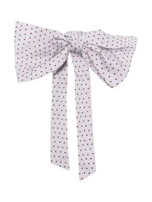 Etro Polka Dot Silk Bow Tie - Neutrals