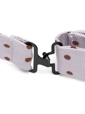 Etro Polka Dot Silk Bow Tie - Neutrals