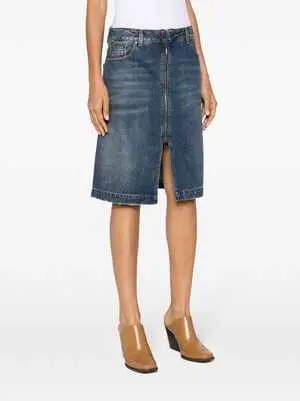 Stella McCartney Denim Midi Skirt
