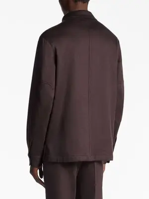 Zegna Alba Oasi Cashmere Overshirt - Red