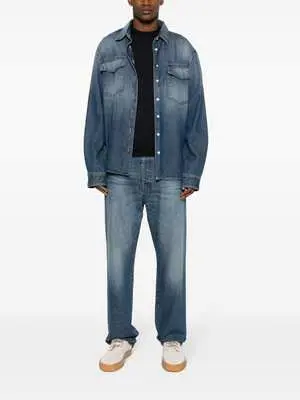 ERALDO Cashmere-silk Blend Jumper - Blue