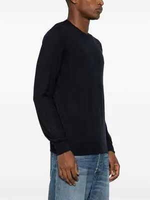 ERALDO Cashmere-silk Blend Jumper - Blue