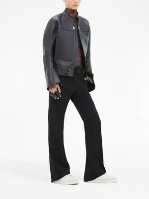 COURREGES Scuba Leather Bomber Jacket