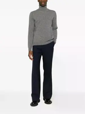 ZANONE Mélange-effect Roll-neck Jumper - Grey