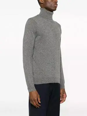 ZANONE Mélange-effect Roll-neck Jumper - Grey