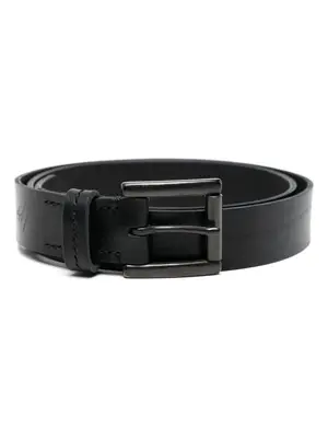 Yohji Yamamoto Debossed Leather Belt