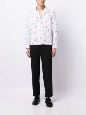 BODE Graphic-print Cotton Shirt