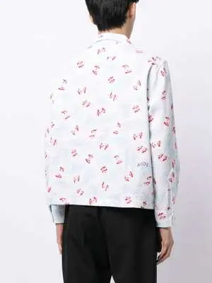 BODE Graphic-print Cotton Shirt