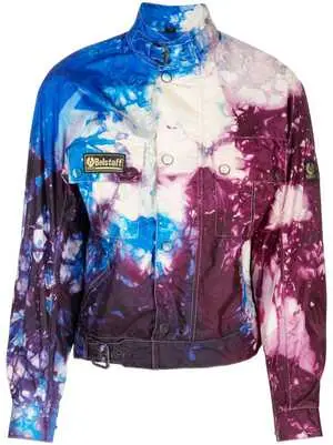 STAIN SHADE Graphic-print Jacket - Blue
