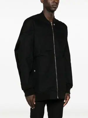 Rick Owens Cotton Bomber Jacket - Black