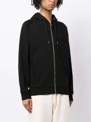 BOSS Logo-patch Drawstring Hoodie