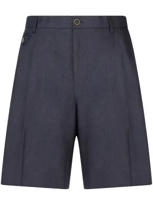 Dolce & Gabbana Tailored Linen Shorts - Grey