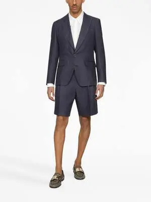 Dolce & Gabbana Tailored Linen Shorts - Grey