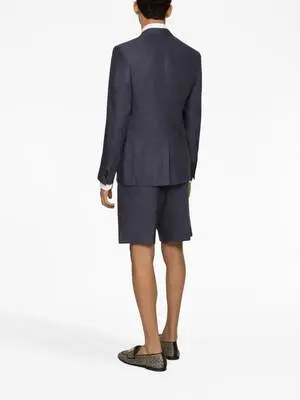 Dolce & Gabbana Tailored Linen Shorts - Grey