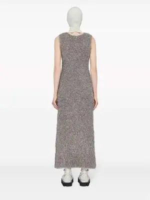 JIL SANDER V-neck Midi Dress