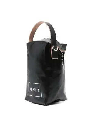 Plan C Pili And Bianca Leather Crossbody Bag
