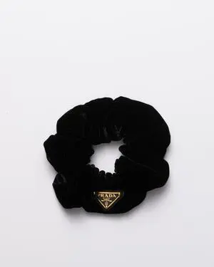 Prada Velvet Scrunchie - Black
