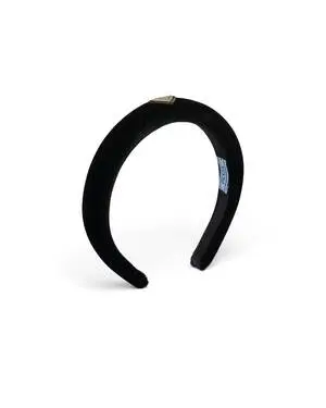 Prada Velvet Headband - Black