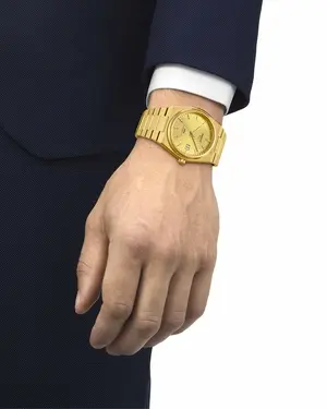 TISSOT Prx Powermatic 80 Watch - Gold