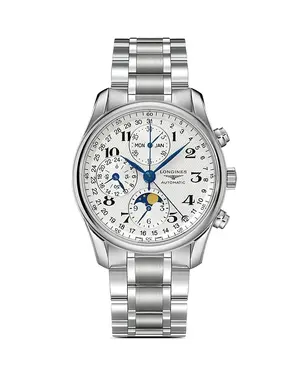 LONGINES Master Chronograph, 40mm - Silver